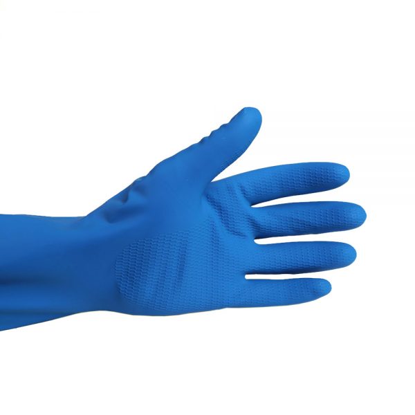 Ultratouch Silverlined Blue Rubber Gloves - Monocure3D
