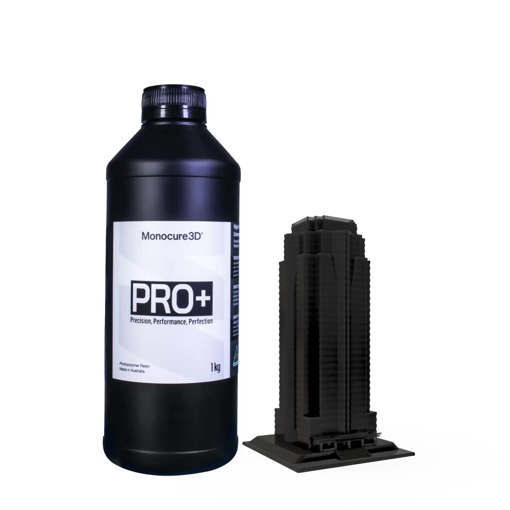 PRO+ Resin Dense Black – Premium 3D Printing Resin