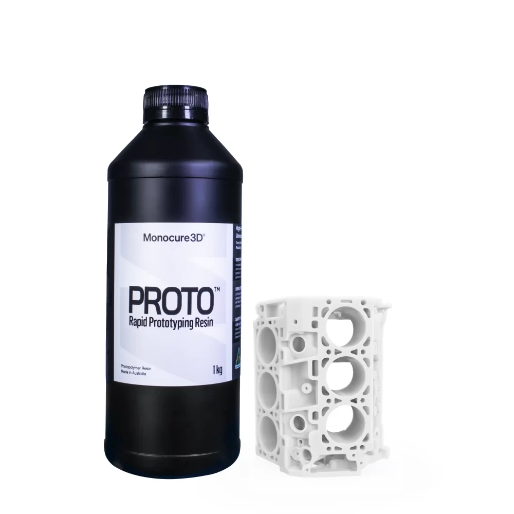 PROTO White 3D Printing Resin | Australian Made & Supported.